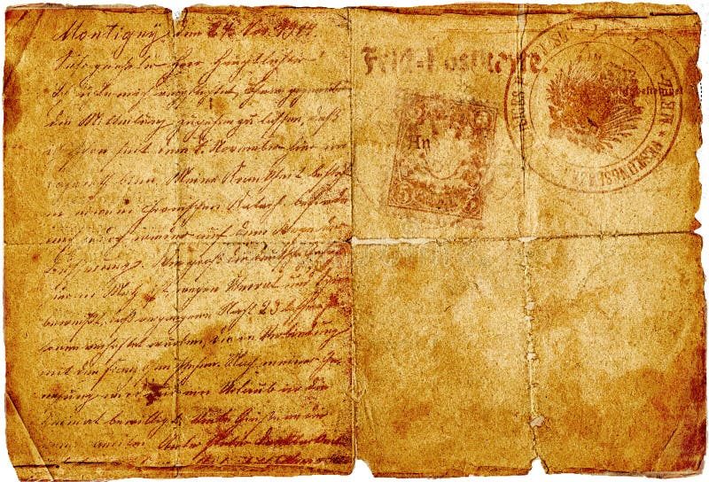 Ancient letter stock image. Image of background, handwriting - 5256271