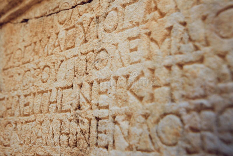 Ancient letters stock photo. Image of antique, locations - 65089658
