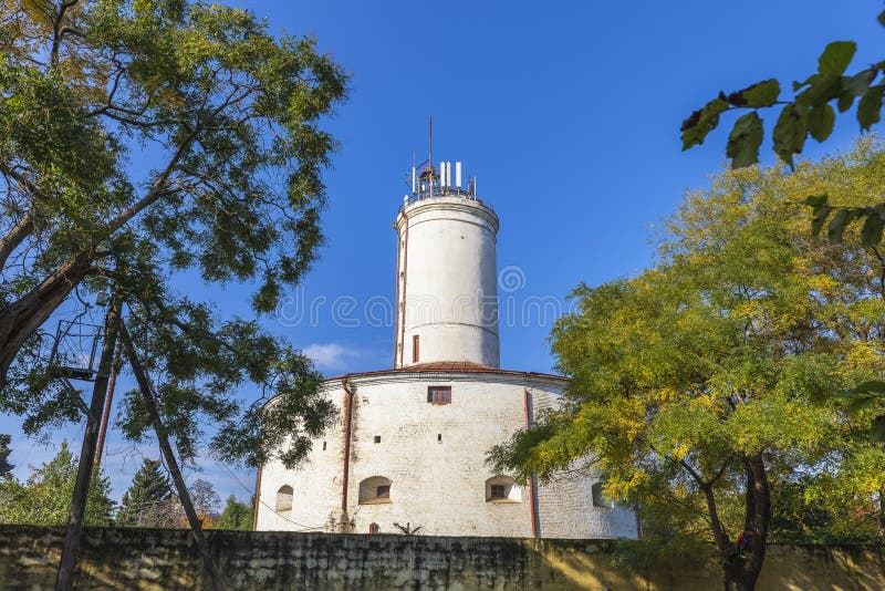 Ancient Lighthouse in the City of Lankaran Stock Photo - Image of ...