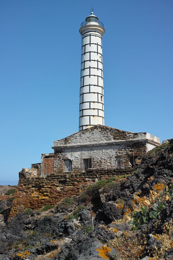 Ancient lighthouse stock photo. Image of history, security - 31543764