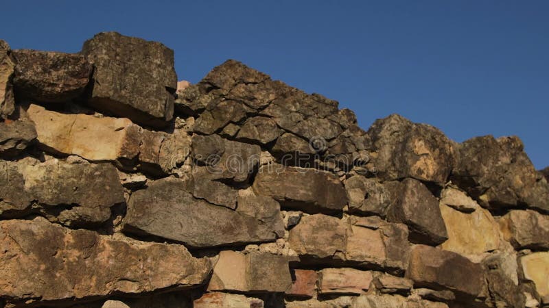 Ancient Limestone wall stock video. Video of cement - 302585053