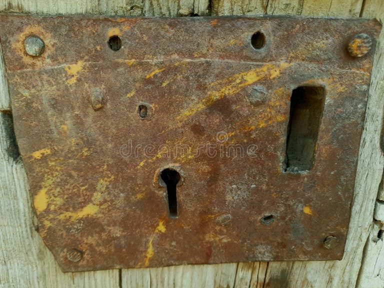 An ancient lock stock image. Image of historical, flooring - 226820167