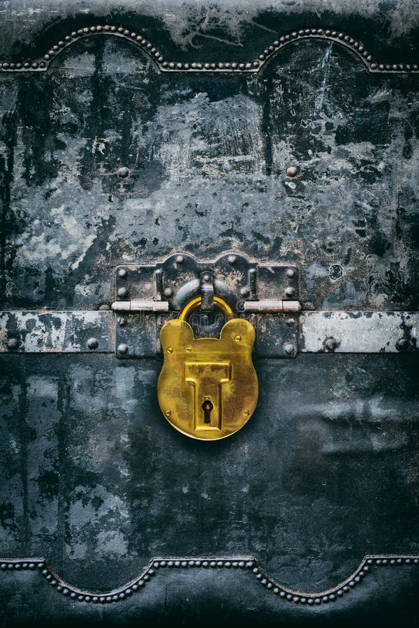 Treasure Lock stock image. Image of chest, antitheft - 26677327