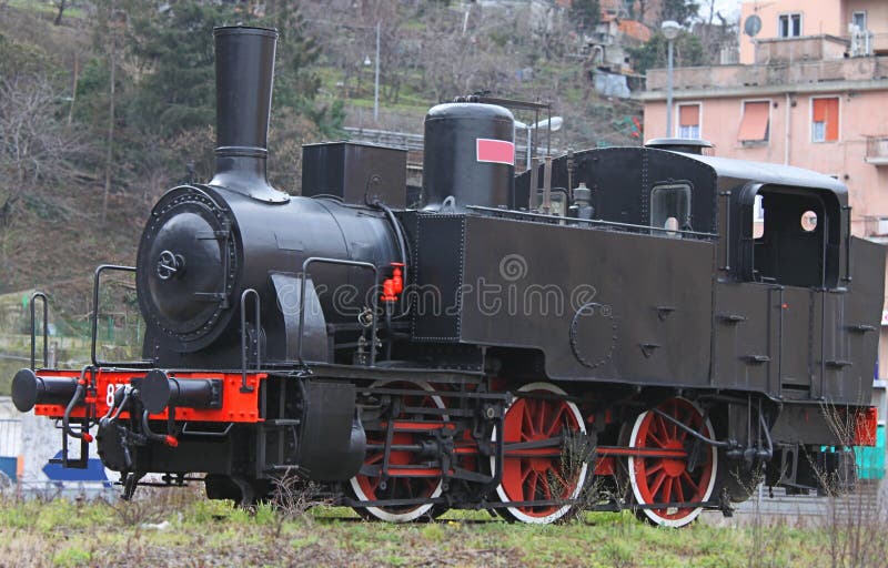 Ancient Locomotive stock image. Image of track, trains - 13175111