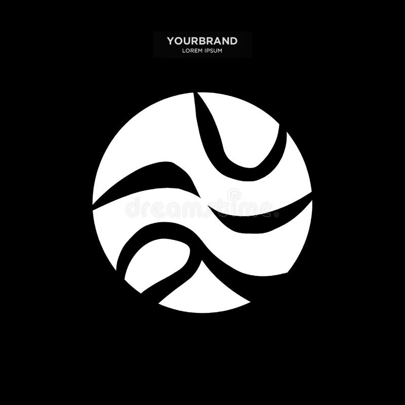 Ancient Logo Design with Abstract Elements, AI-generated. Stock ...