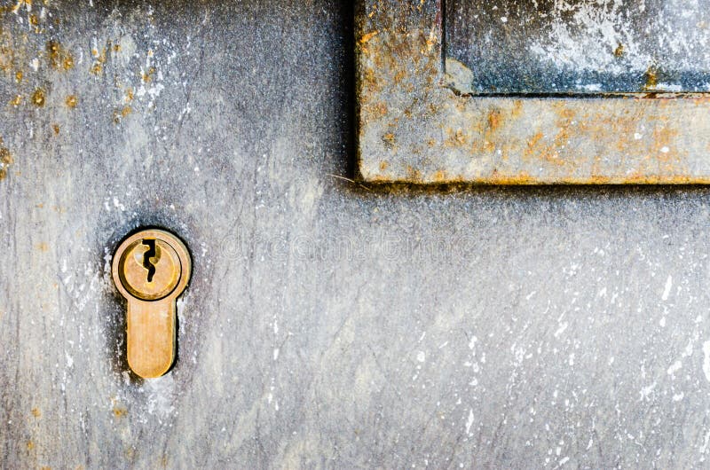 Lock door stock photo. Image of texture, dirty, security - 105378938