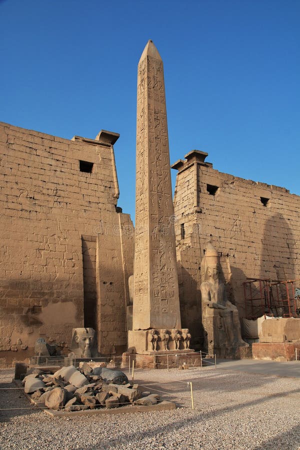 Ancient Luxor Temple in Luxor City, Egypt, Africa Editorial Stock Image ...