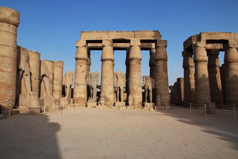 Ancient Luxor Temple in Luxor City, Egypt, Africa Editorial Image ...