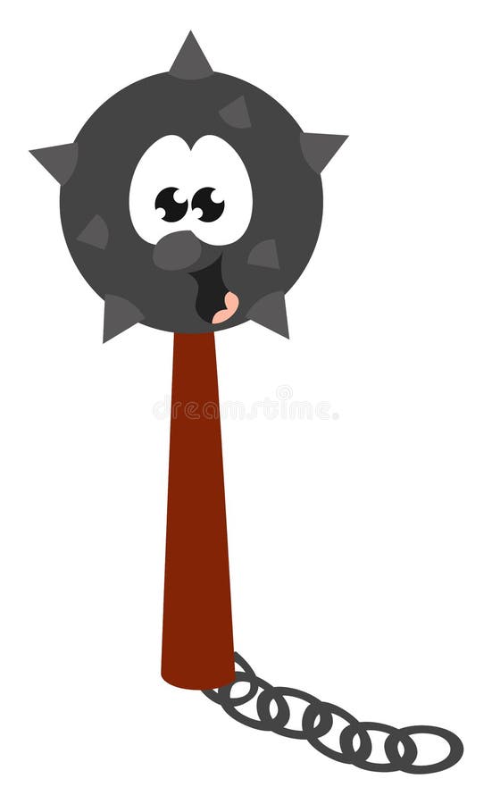 Flail Cartoon Medieval Weapon Stock Illustrations – 62 Flail Cartoon ...