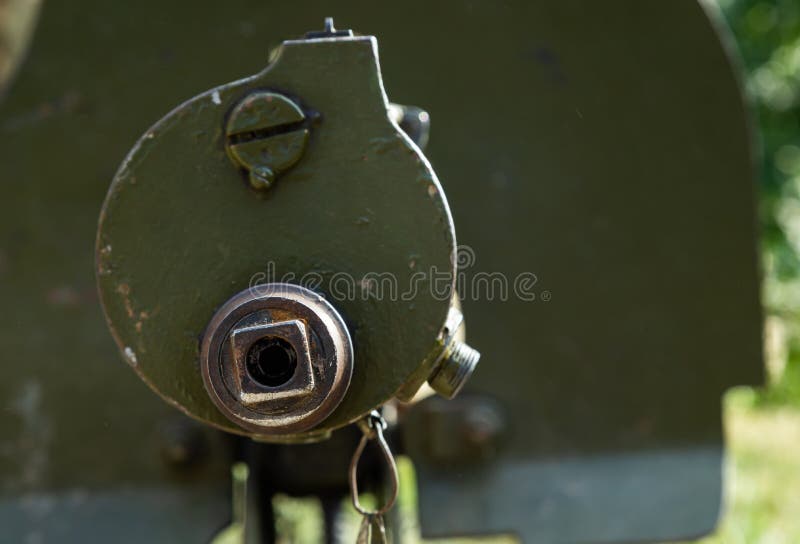 The Ancient Machine Gun System of Old Maxim Stock Image - Image of ...