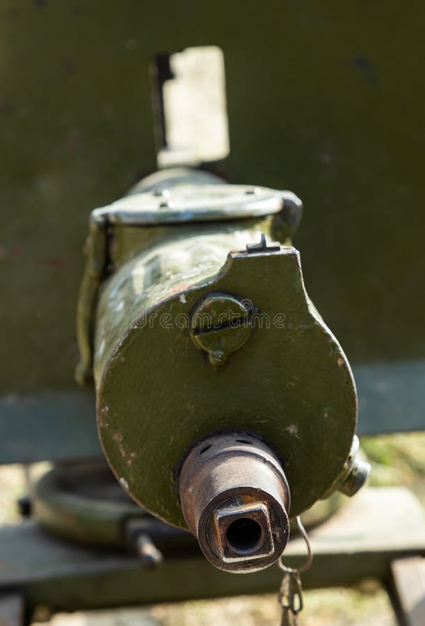 The Ancient Machine Gun System of Old Maxim Editorial Image - Image of ...