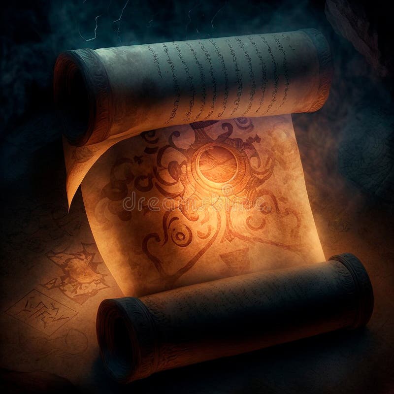 Ancient Magic List stock illustration. Illustration of drawn - 266985519