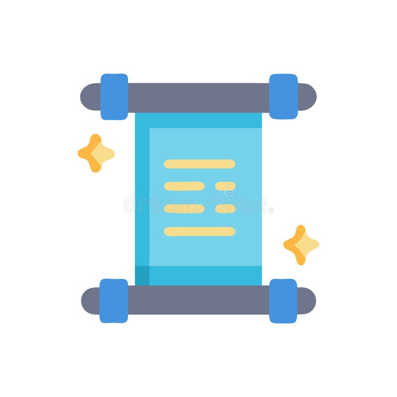 Magic scroll stock vector. Illustration of paper, chinese - 49051268