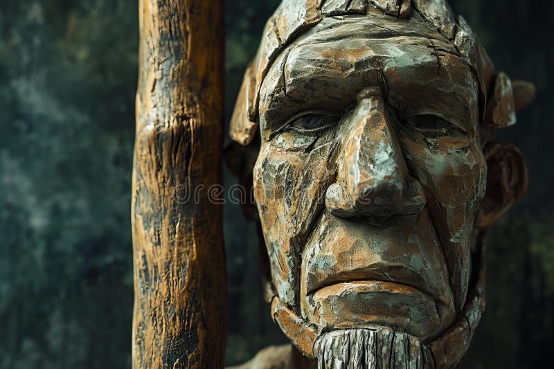 Ancient Man Greek Statue. Generate Ai Stock Illustration - Illustration ...