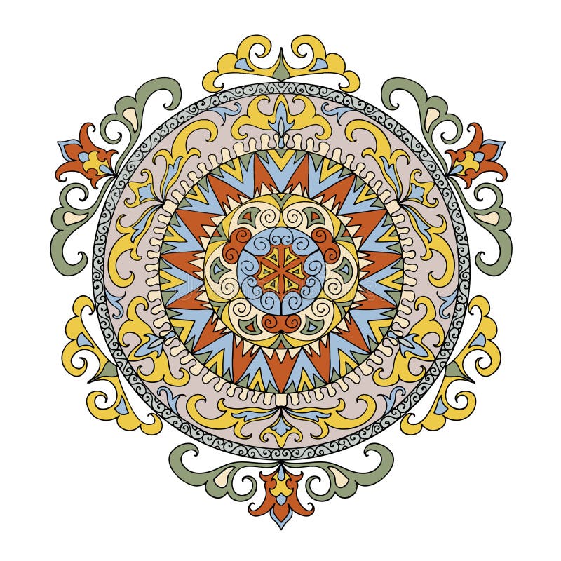 Mandala element stock vector. Illustration of decoration - 64313148