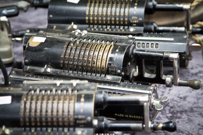 Ancient Manual Calculators Stock Photos - Free & Royalty-Free Stock ...