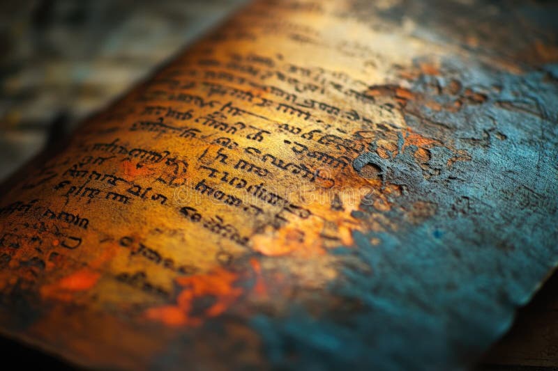 Ancient Manuscript Reveals Intricate Script and Artistic Detail in ...