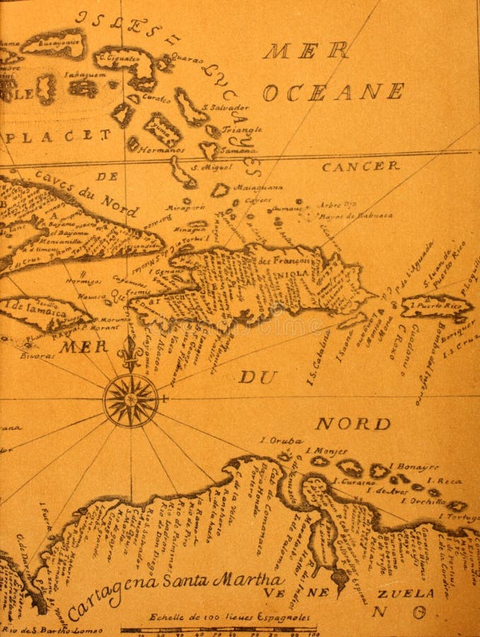 199 Ancient Map Caribbean Stock Photos - Free & Royalty-Free Stock ...