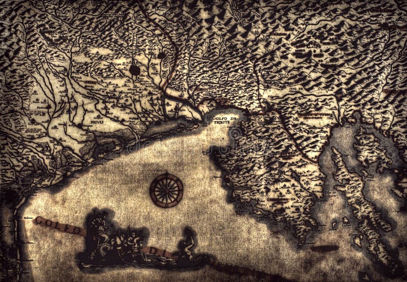 Vintage Topographical Map Background Stock Photo - Image of lines ...