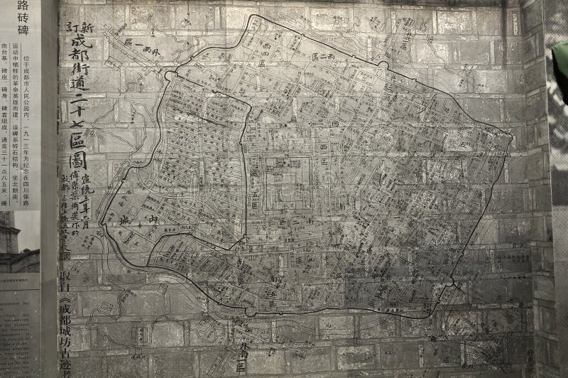 Ancient Map on wall stock photo. Image of plan, traditional - 39925794