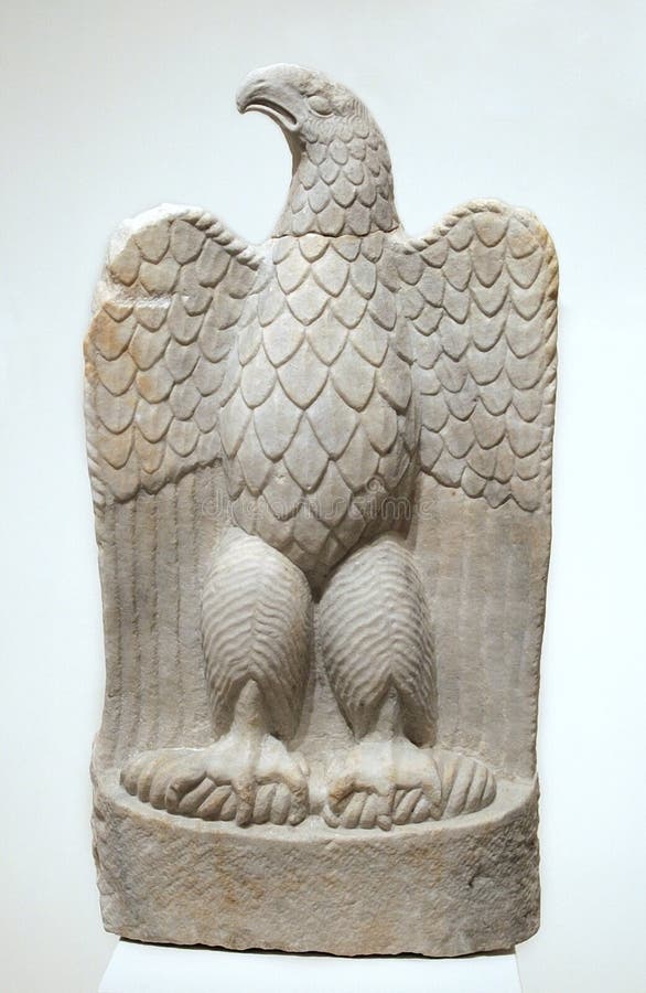Ancient marble eagle stock image. Image of sculpture - 11708821