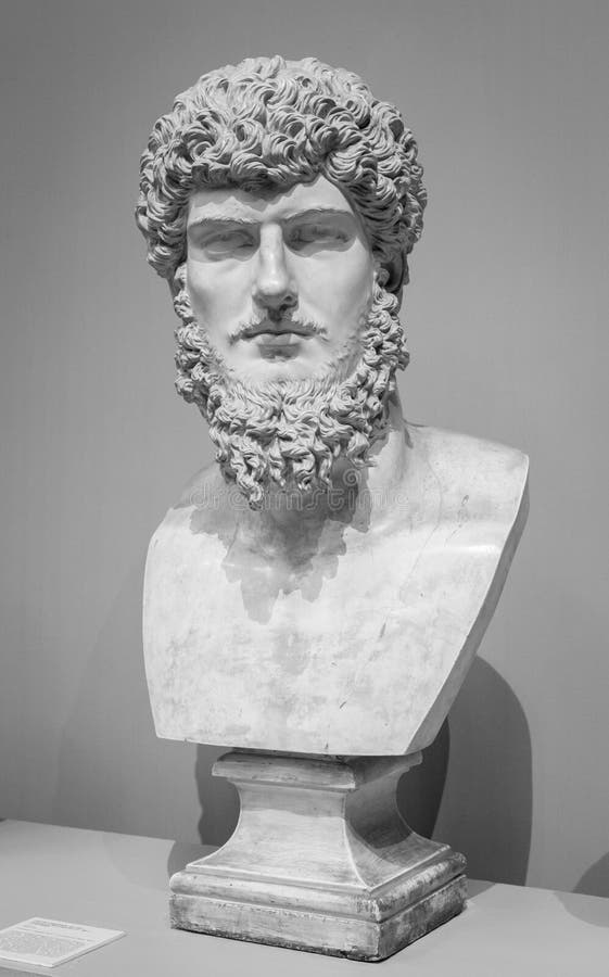 The Ancient Marble Portrait Bust Stock Photo - Image of culture ...