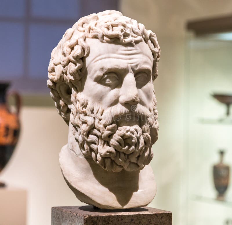 The Ancient Marble Portrait Bust Stock Image - Image of history ...