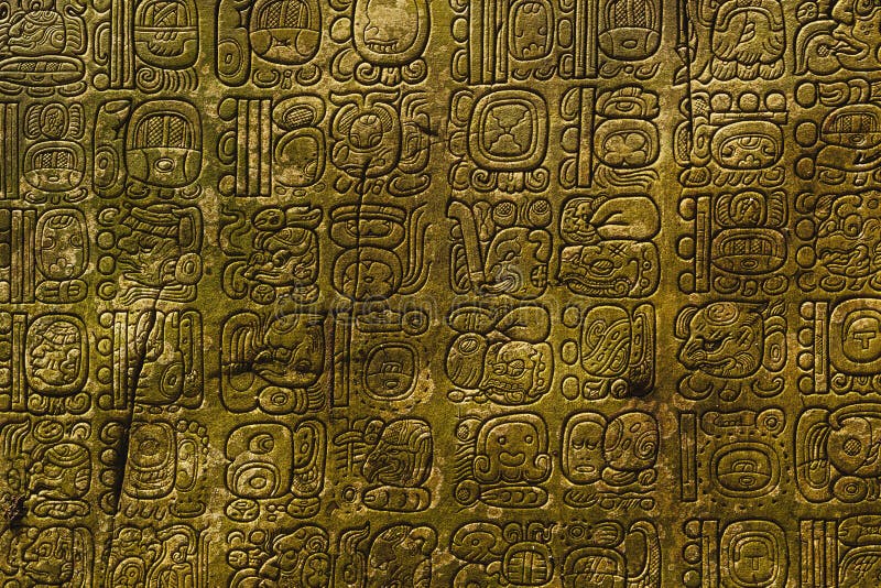 Ancient Mayan Alphabet