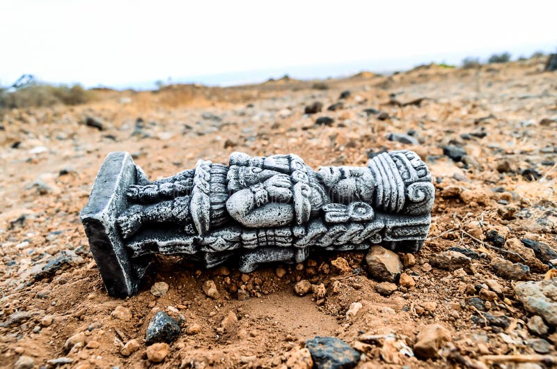 Ancient Maya Statue stock photo. Image of mexican, aztec - 316618492