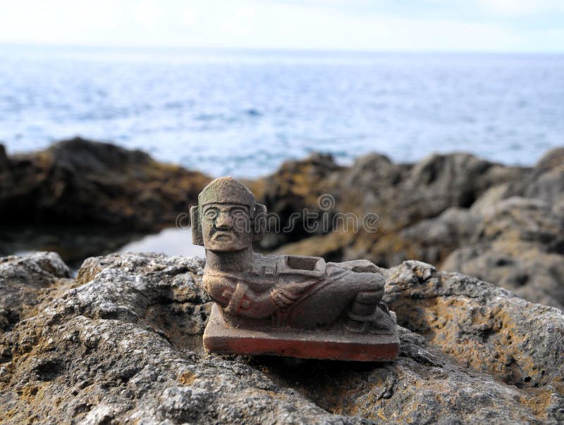 Maya Statue stock photo. Image of inca, history, mexican - 240992884