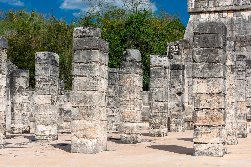 The Ancient Mayan City of Chichen Itza in Mexico on the Yucatan ...