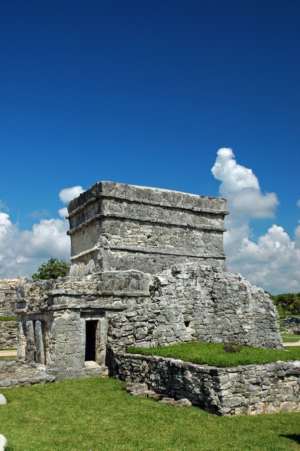 Ancient Mayan House stock image. Image of skies, stony - 3388591