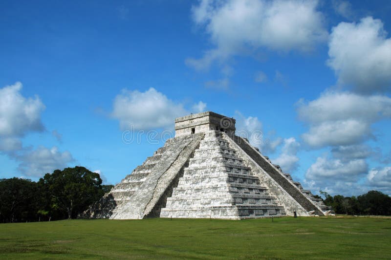 Ancient Mayan Pyramid stock photo. Image of cult, religious - 4134896