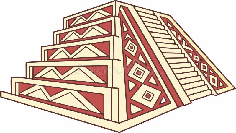 Ancient Mayan Pyramid, Symbolizing History and Architectural Marvels ...