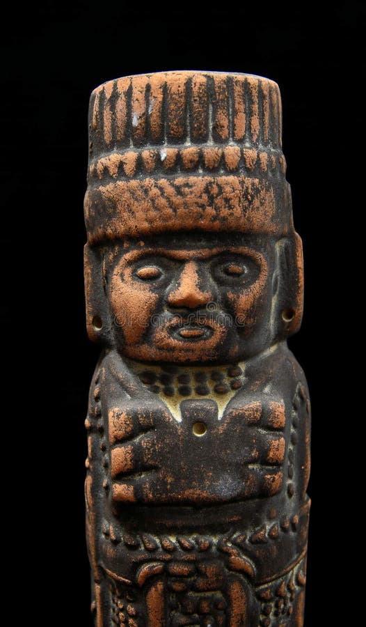 Ancient Mayan Statue stock photo. Image of native, sculpture - 246339398