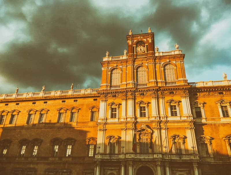 Ancient Medieval Architecture of Modena, Italy Stock Image - Image of ...