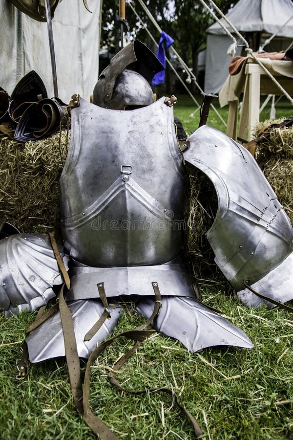 Ancient Medieval Protection and Security Armor Stock Photo - Image of ...