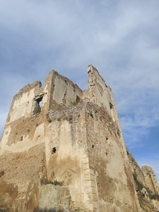 Ancient Medieval Building a Castle in Rome Stock Photo - Image of ...