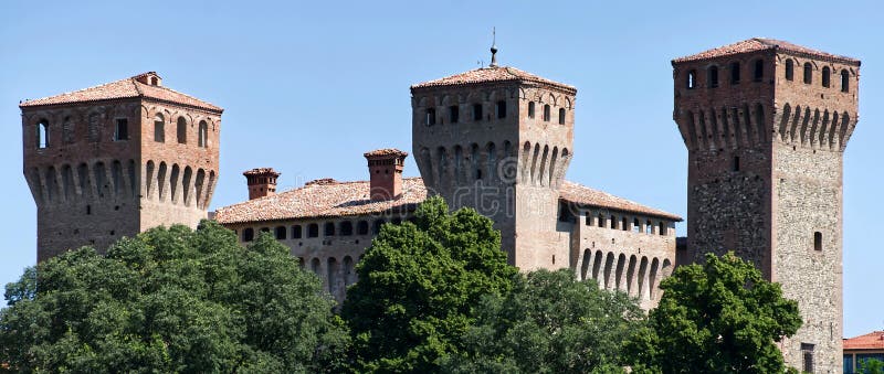 Ancient Medieval Castle of Vignola La Rocca Di Vignola. Modena, Italy ...