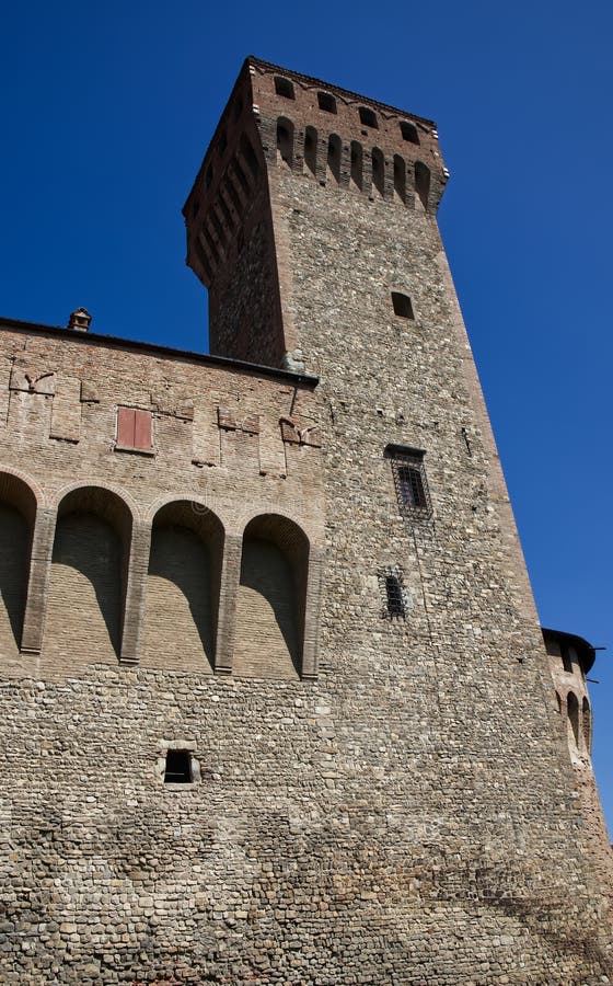 Ancient Medieval Castle of Vignola, La Rocca Di Vignola. Modena, Italy ...