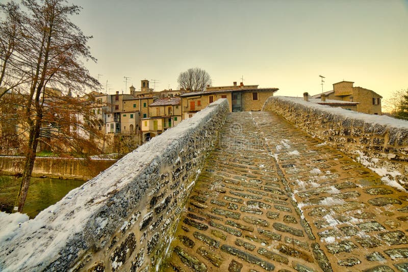 Bridge with donkey back stock photo. Image of europe - 106521864