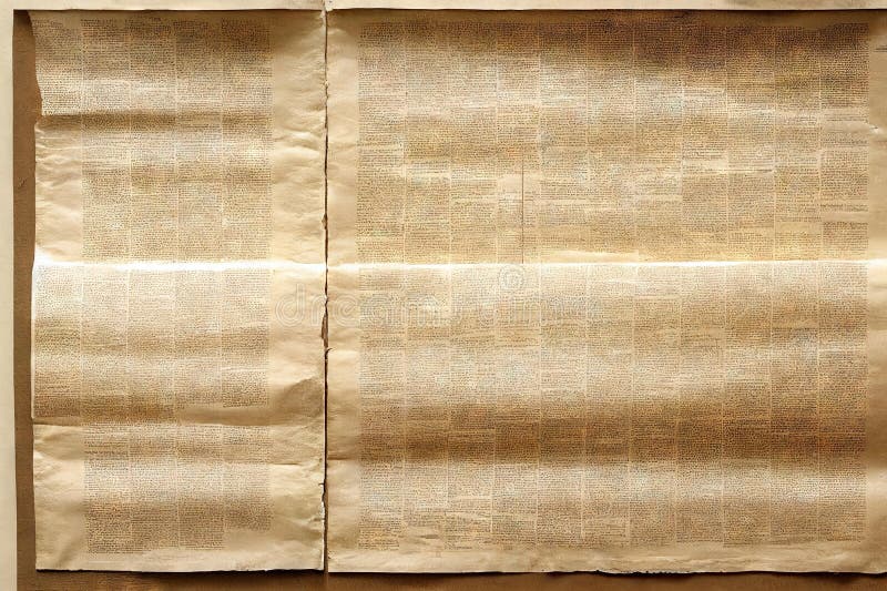 Ancient Medieval Empty Parchment, Old Vintage Paper Texture Stock ...