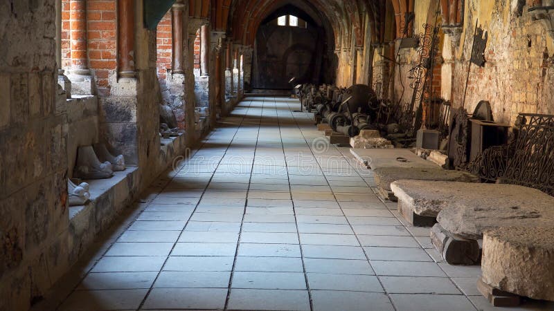 Ancient Medieval Artifacts Exhibit in Riga Dome, Latvia Editorial Stock ...