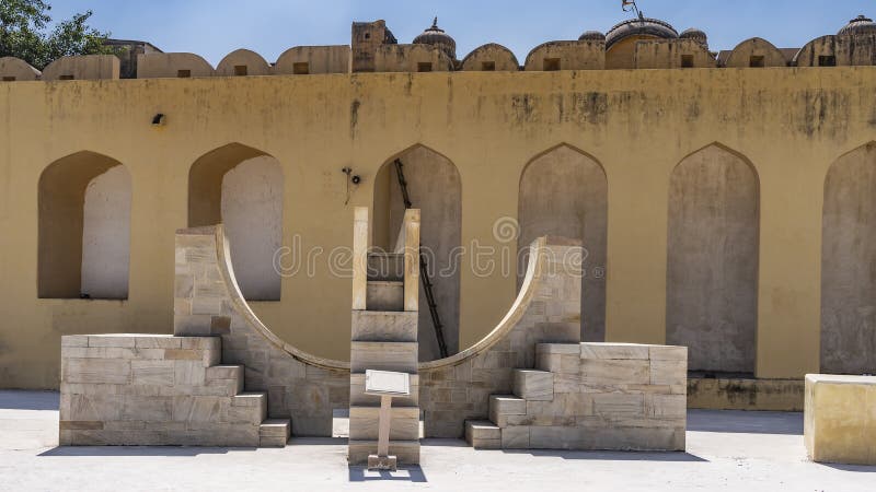 The Ancient Medieval Observatory of Jantar-Mantar. Stock Image - Image ...