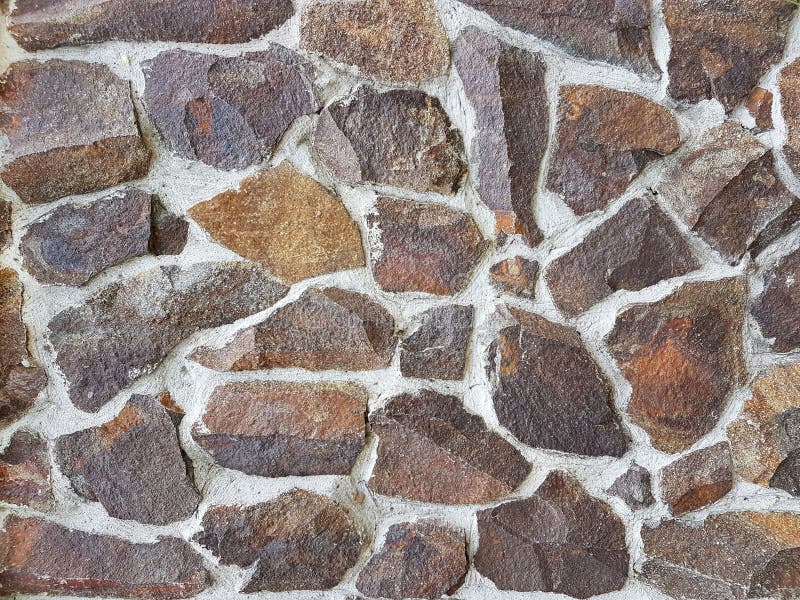 Ancient Medieval Stone Masonry. Texture of a Fragment of a Wall of an ...