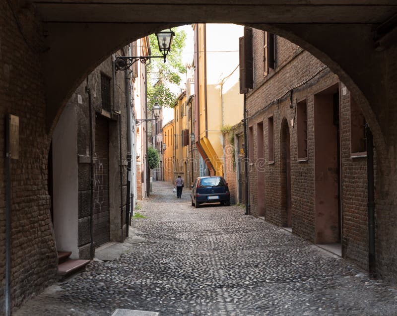 Ancient medieval street stock photo. Image of monument - 56995634