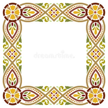Medieval Floral Border Stock Illustrations – 10,657 Medieval Floral ...