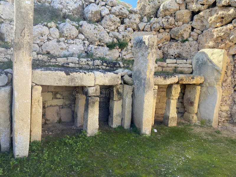 Megalithic Temple Complex the ?gantija Temples , Malta Island, Gozo ...