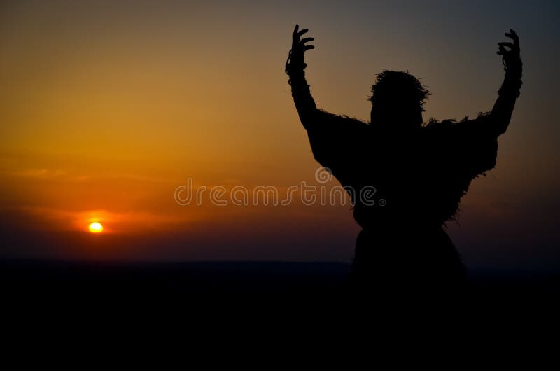 Ancient men stock image. Image of neanderthal, mountains - 54483483