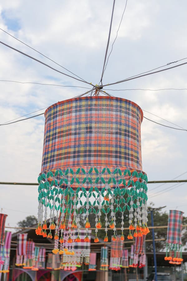 An Ancient Merit-making Tradition Using Objects and Flags Decorated ...